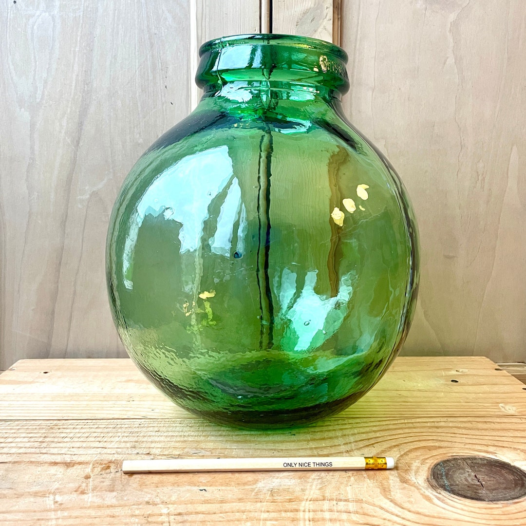 Vintage Viresa Glass Bottle, Terrarium, Carboy - Etsy