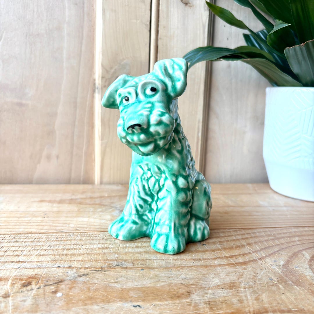 Vintage Sylvac Green Terrier, Sylvac Dog Model, Collectable Sylvac ...