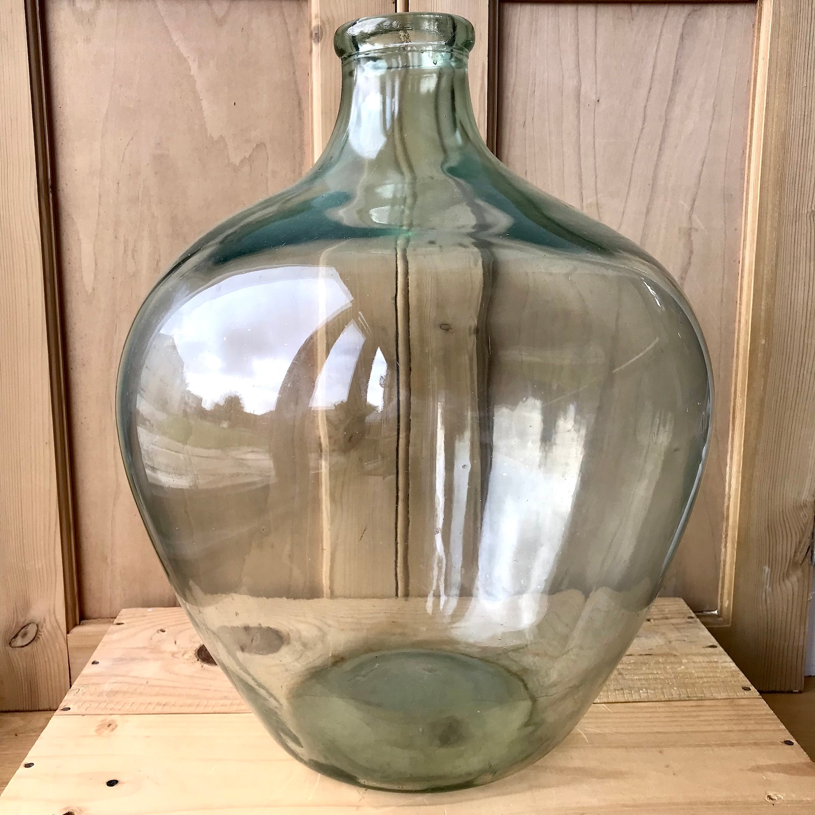 Large Vintage Carboy Hand blown carboy vintage large bottle | Etsy