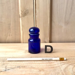 Coloured Glass Bottles Amber Glass Canister Blue Glass - Etsy