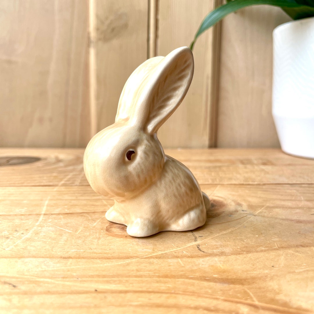 Rare Vintage Sylvac Bunny Rabbit Model 1366, Vintage Sylvac Small Cream ...
