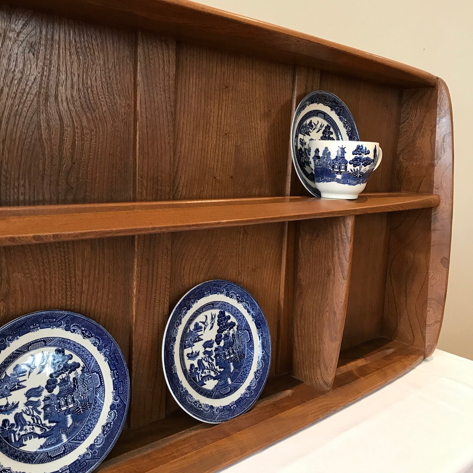 Ercol Elm Wall Shelves Plate Rack Mid Century Shelves 1960s - Etsy UK