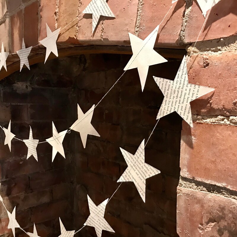 Paper Star Garland - Etsy