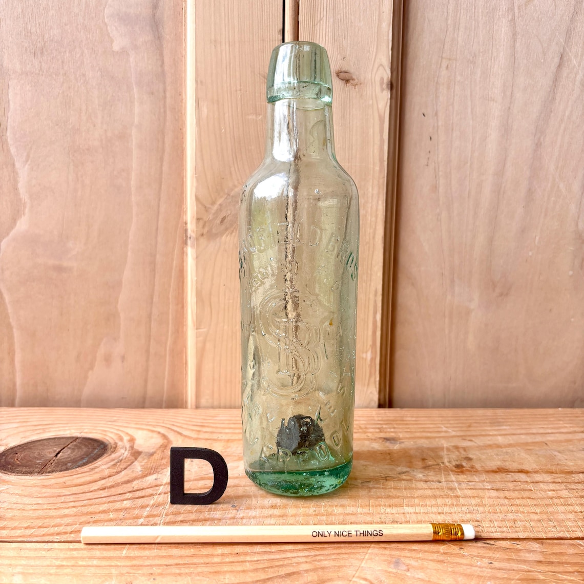 Vintage Codd Neck Bottles | Vintage Glass Torpedo Bottles | Vintage ...