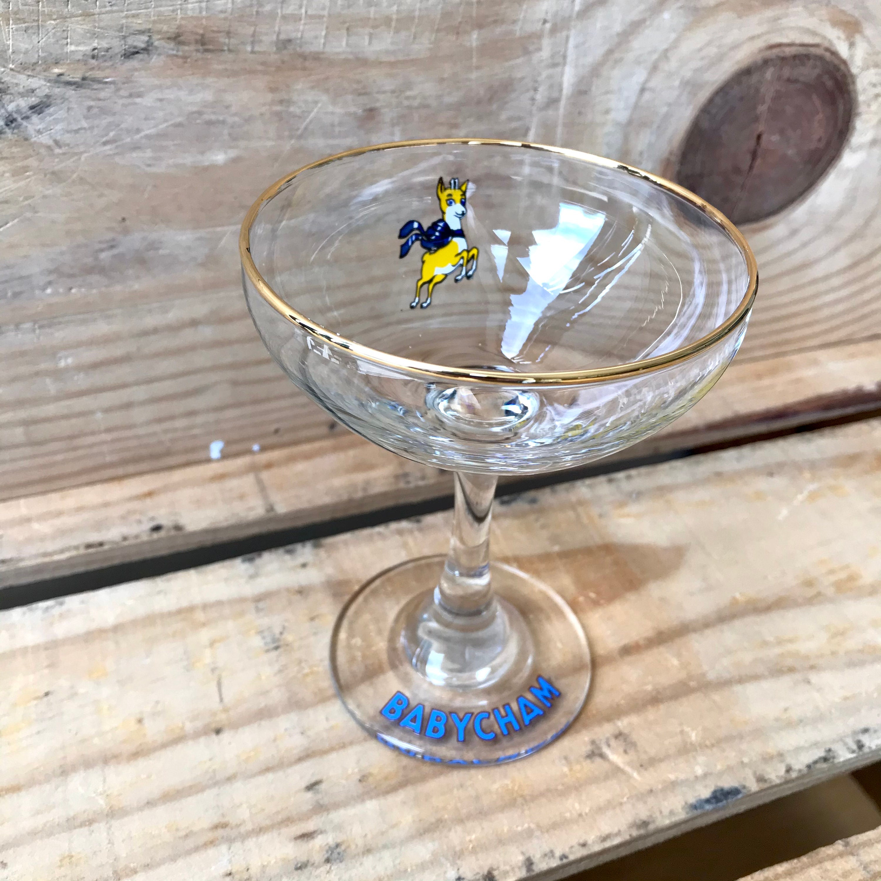 Vintage 1970s Babycham Glass Babycham Glasses Vintage Glasses Etsy UK