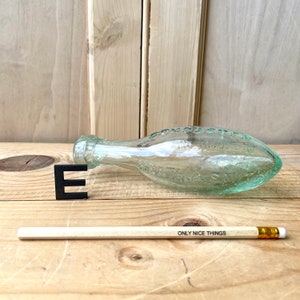 Vintage Codd Neck Bottle, Green Glass Bottles, Vintage Glass Torpedo ...