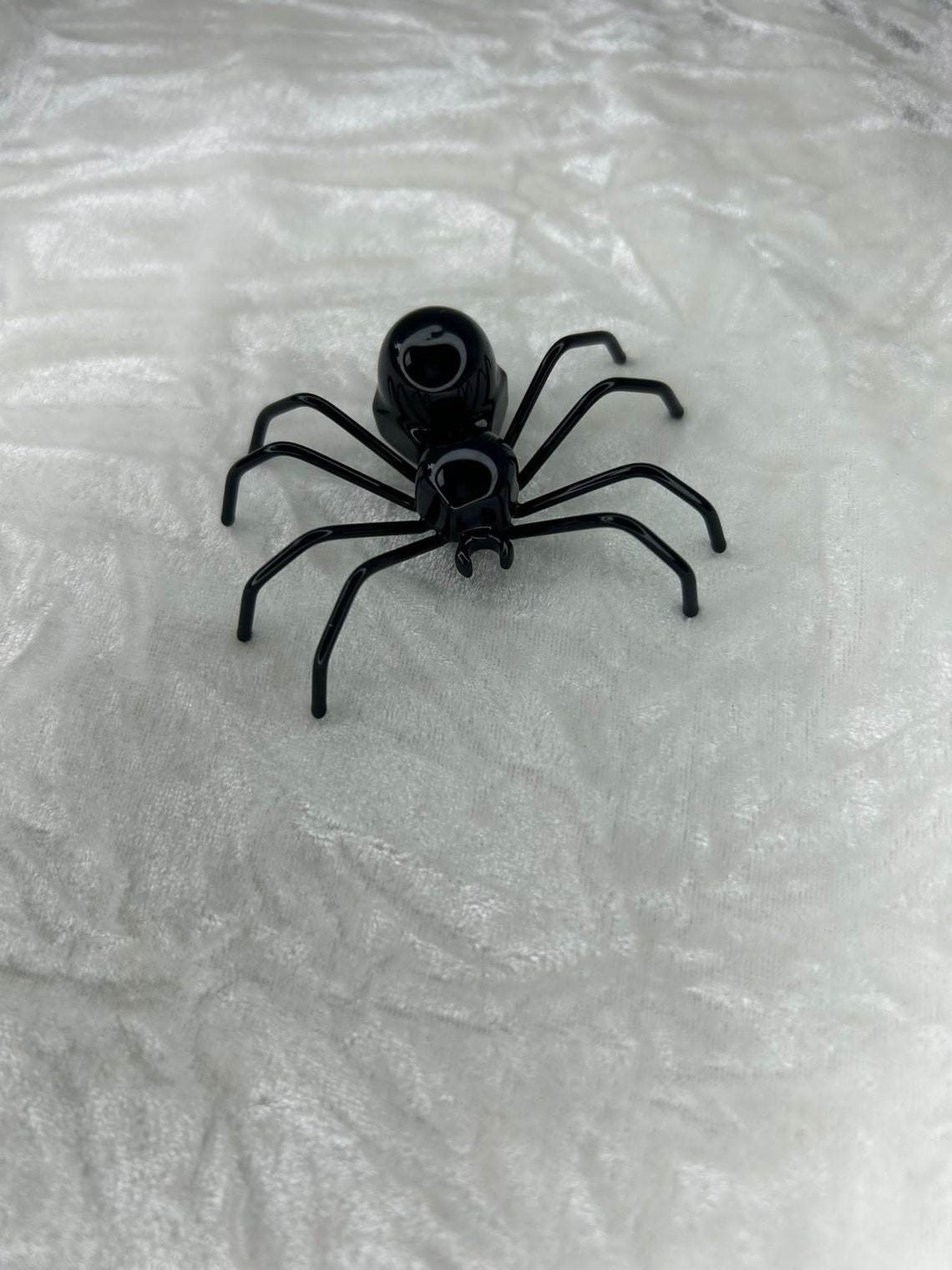 Gloss Black Spider. Made From Stainless Steel Dome Nuts. Scary ...