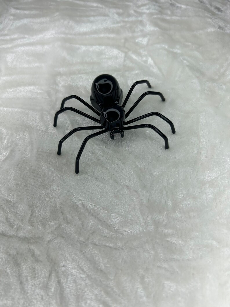 Gloss Black Spider. Made From Stainless Steel Dome Nuts. Scary ...