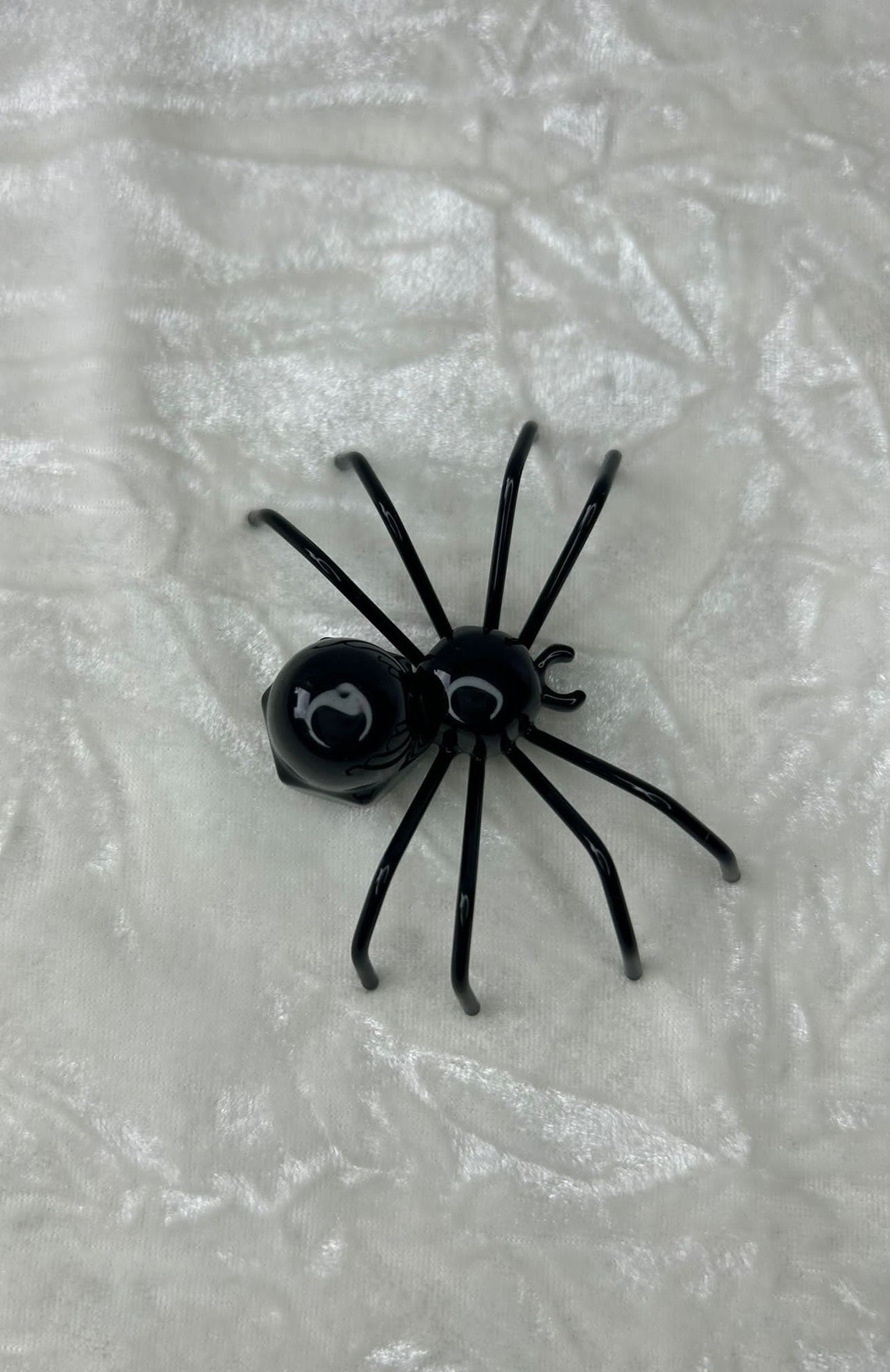 Gloss Black Spider. Made From Stainless Steel Dome Nuts. Scary ...
