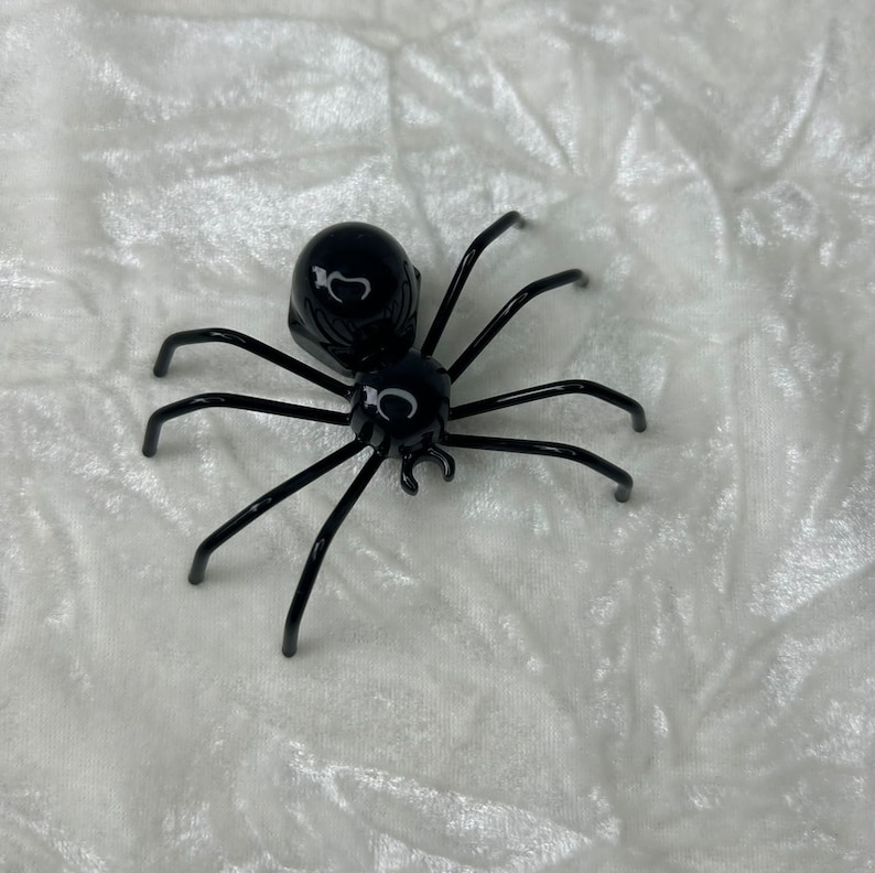 Gloss Black Spider. Made From Stainless Steel Dome Nuts. Scary ...