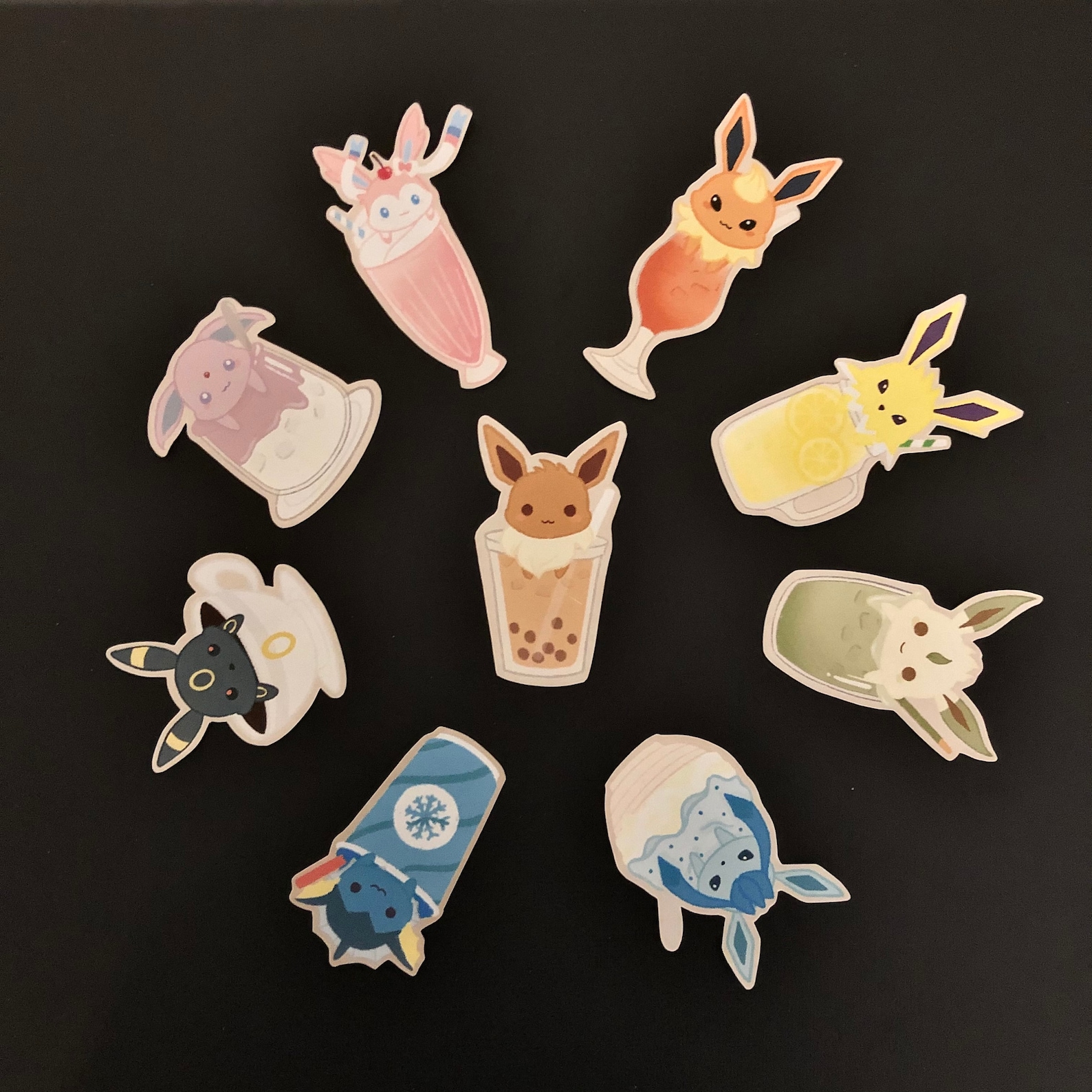 Pokémon Drink Stickers - Etsy