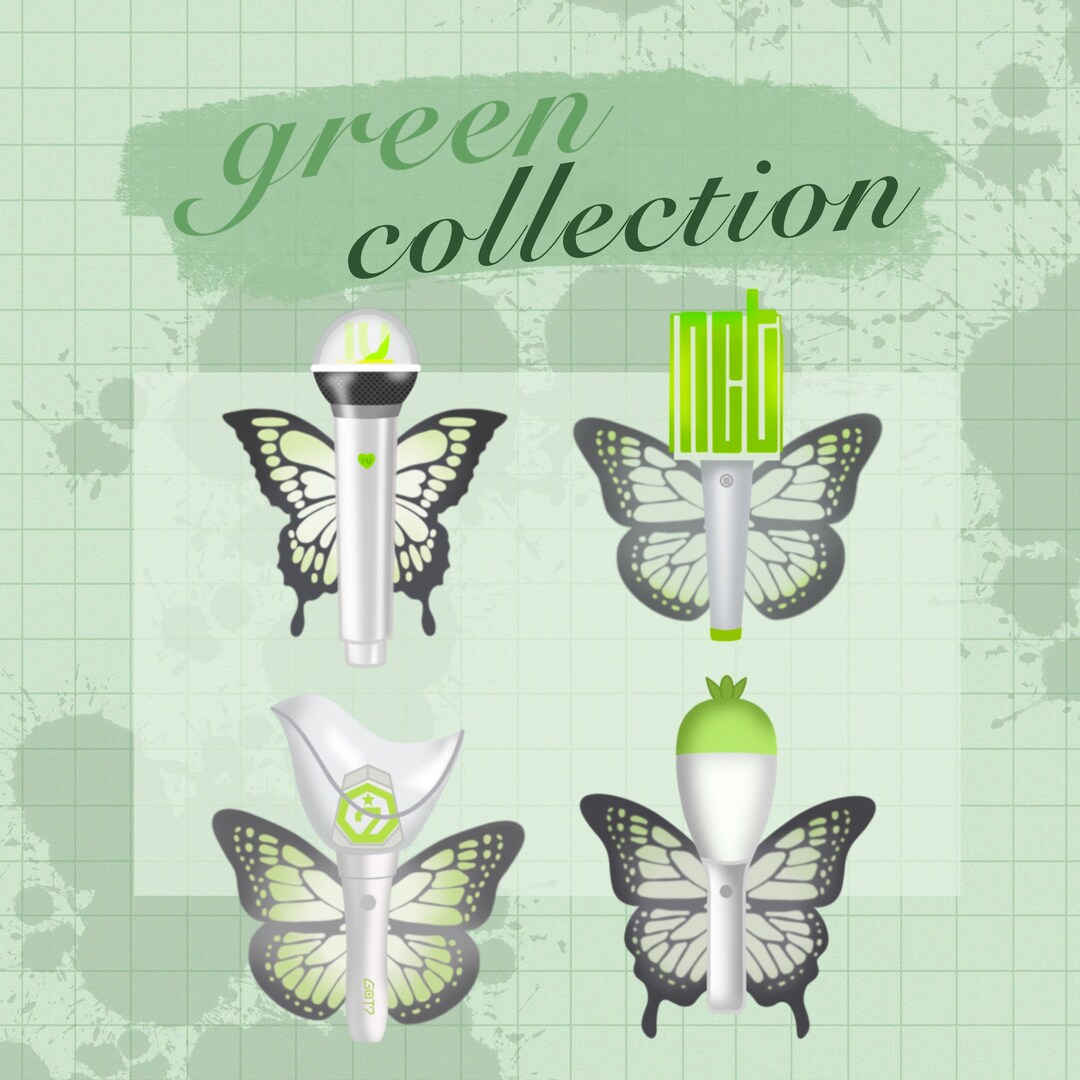 Kpop Butterfly Lightstick Stickers - Etsy
