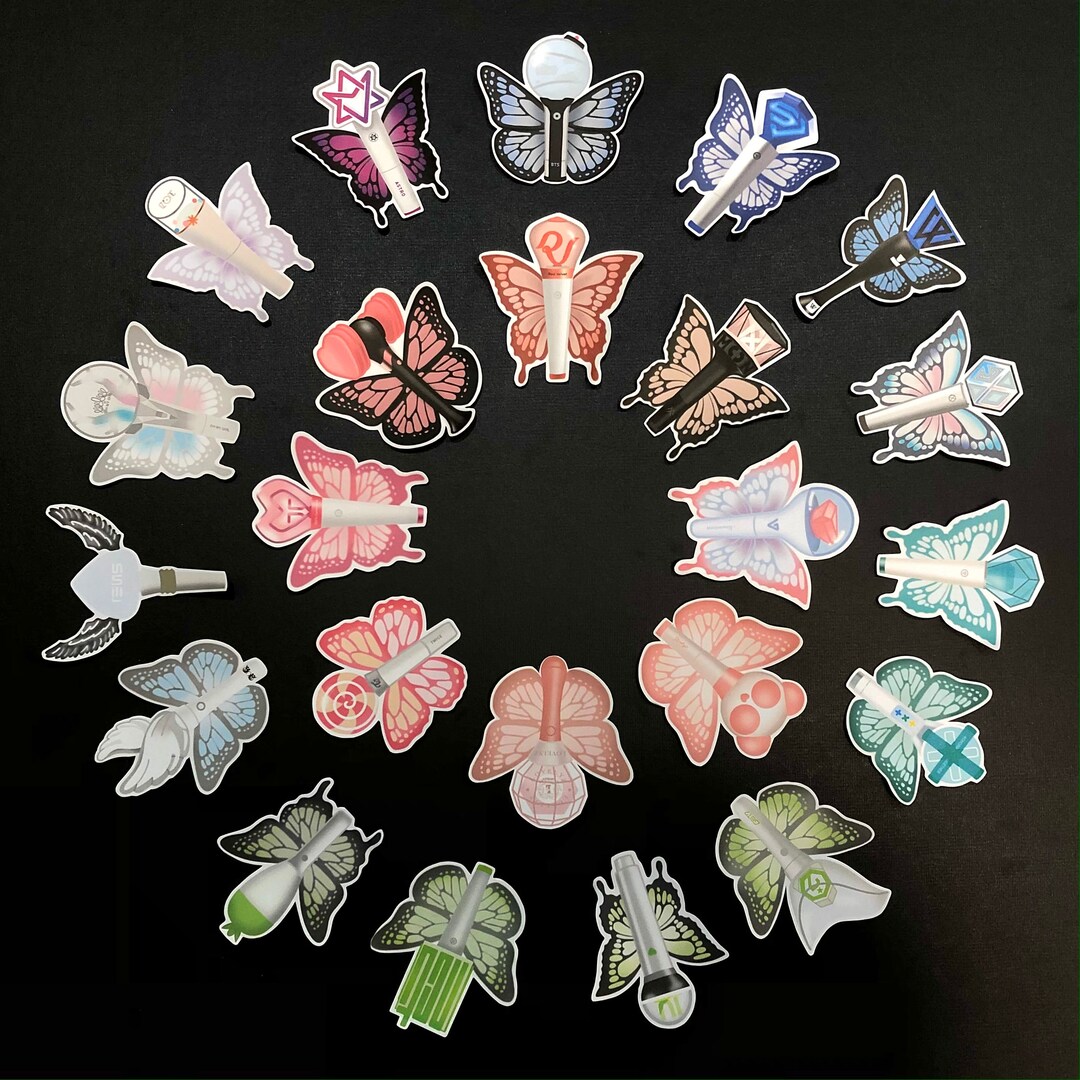 Kpop Lightstick Stickers - Etsy