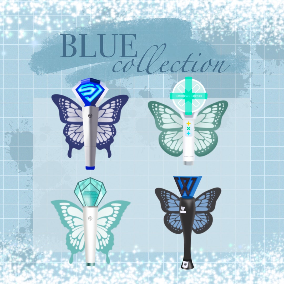 Kpop Butterfly Lightstick Stickers - Etsy