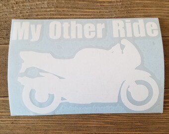 My Other Ride is Decal - Etsy