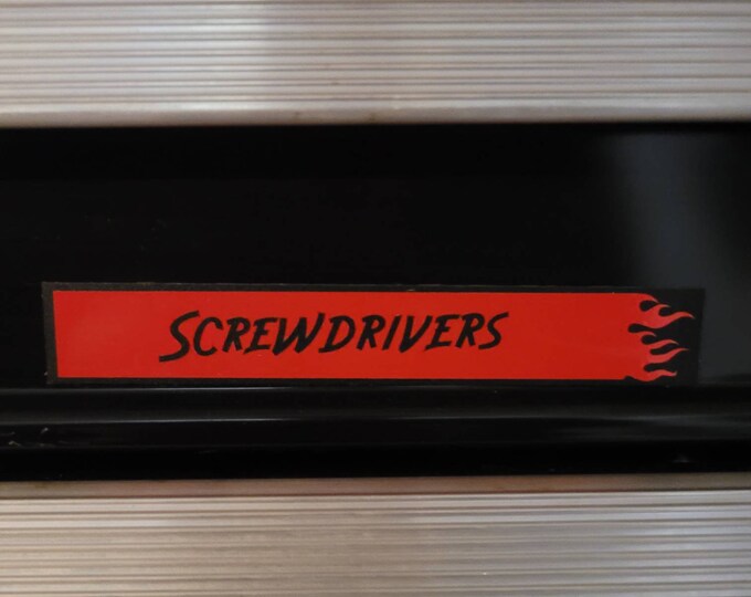 Magnetic Tool Box Labels, Tool Box Magnets, Tool Box Label Magnetic ...