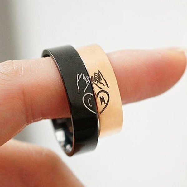 Matching Promise Rings - Etsy