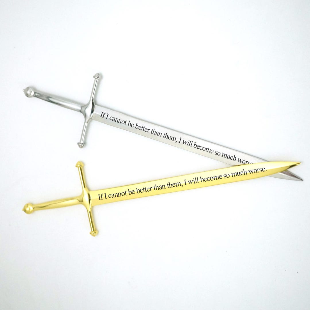 The Cruel Prince Sword Bookmark & Letter Opener- If I Cannot Be Better ...