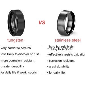 Mass Effect Ring, N7 Ring, Video Game Jewelry, IP Beveled Edge Tungsten ...