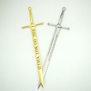 Throne of Glass Sword Bookmark & ACOTAR Letter Opener - Etsy