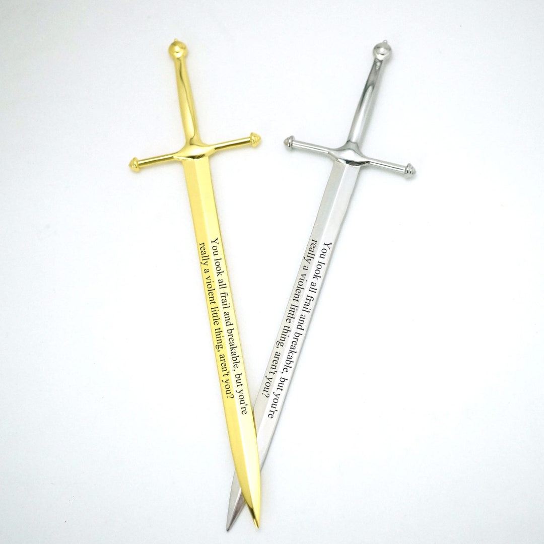 Custom Bookish Sword Bookmark & Letter Opener - Etsy