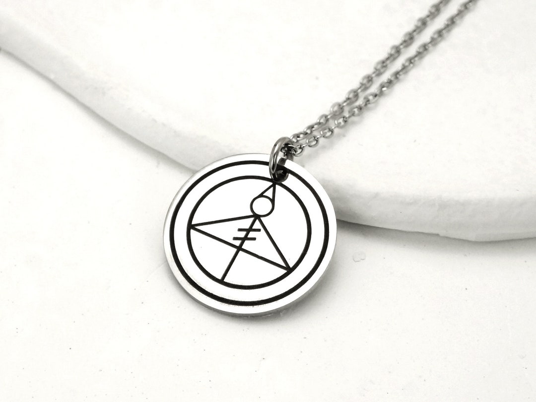 The Owl House Glyphs Necklace Silver Light Glyph, the Owl House ...