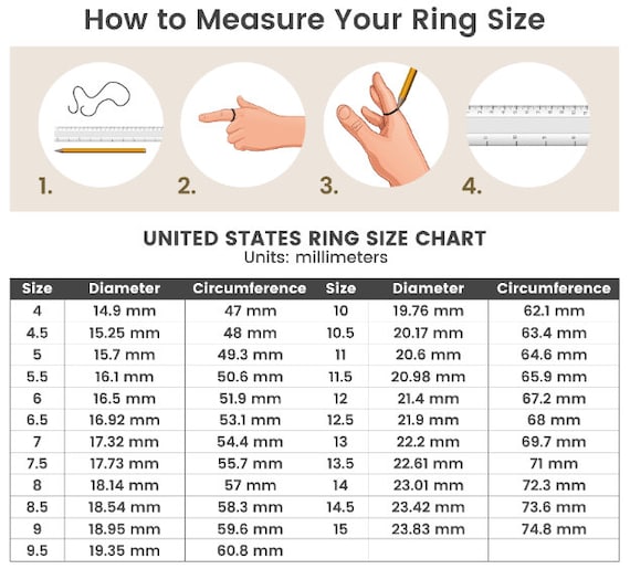 Qalo Ring Size Chart QALO Ring Size Guide – Engraving Crew Shopping