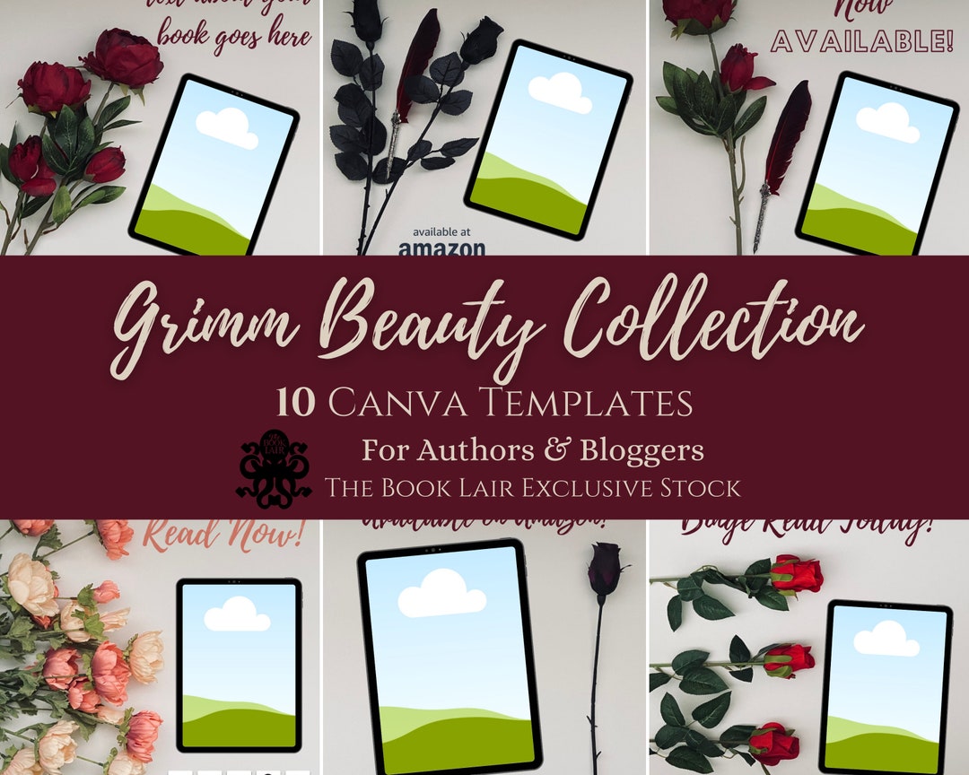 Pre-made Canva Templates - Grimm Beauty Collection - Etsy