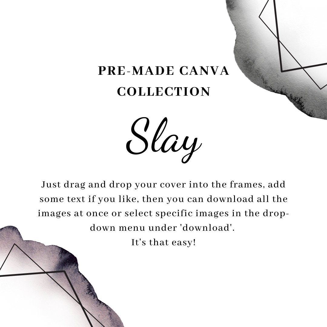 Pre-made Canva Templates Slay Collection Stock Photography | Etsy