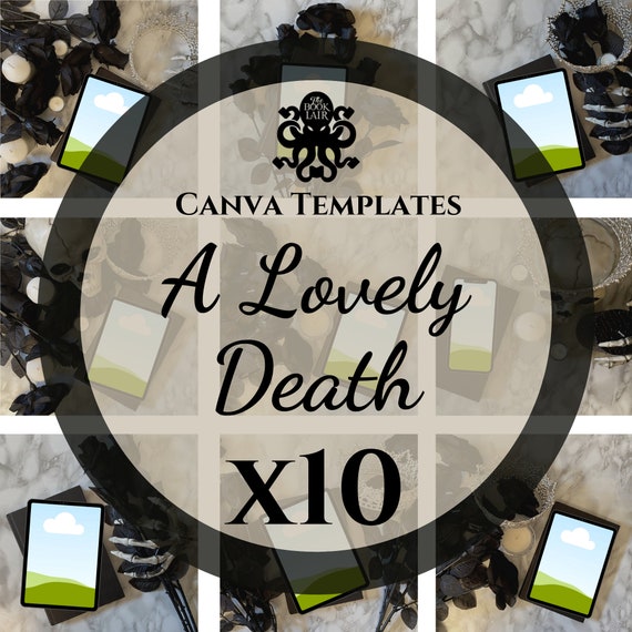 Pre-made Canva Templates A Lovely Death Collection Stock | Etsy