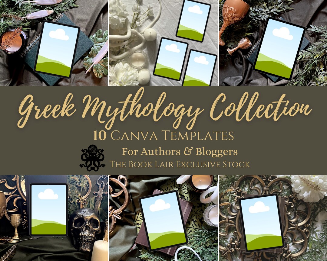 Pre-made Canva Templates - Greek Mythology Collection | Stock ...