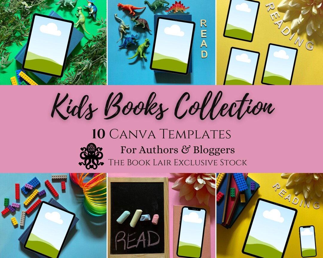 Pre-made Canva Templates - Kid's Books Collection | Stock Photography ...