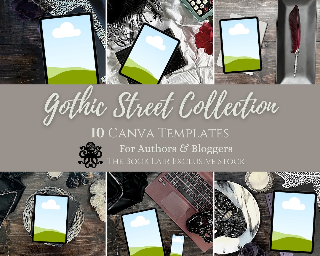 Pre-made Canva Templates - Gothic Street - Street Collection - Etsy