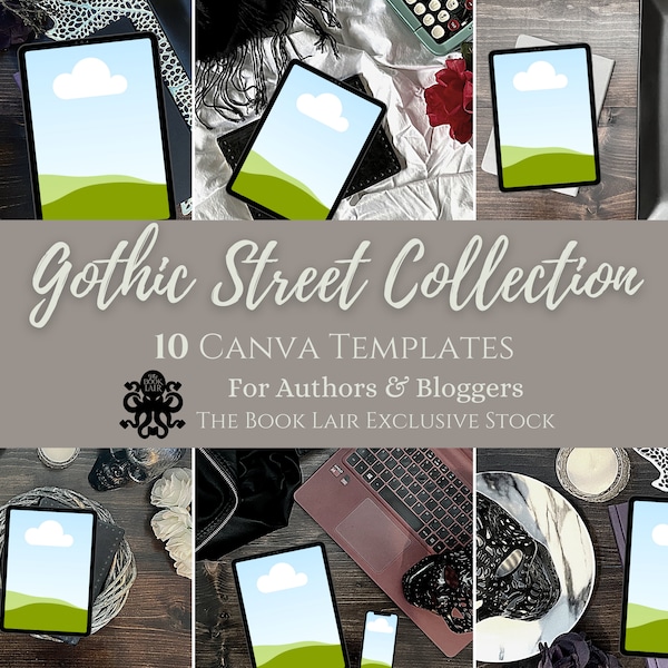 Gothic Canva Template - Etsy