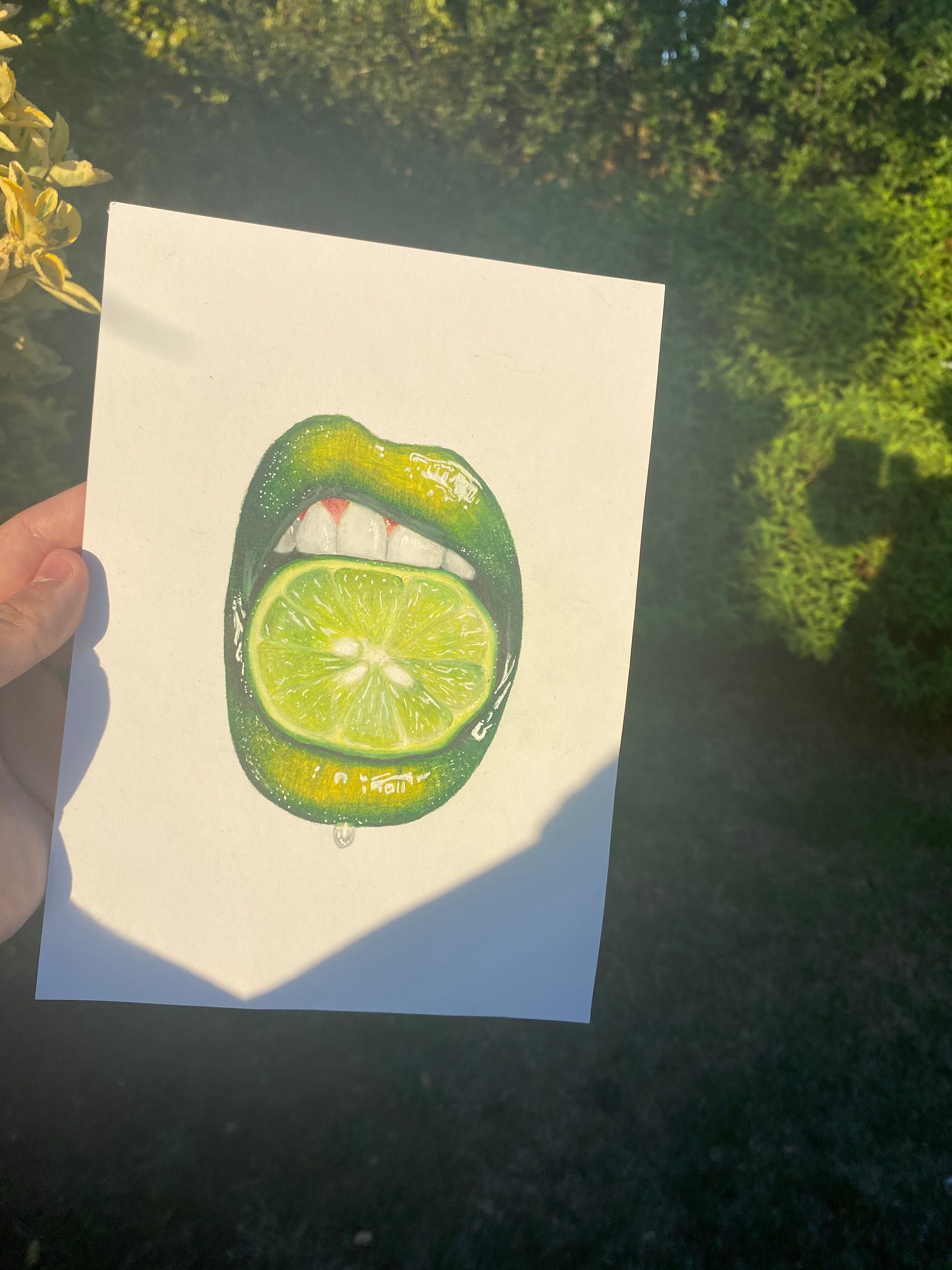 Lime Lip Art, Sketchbook 2020 R/sketchpad | atelier-yuwa.ciao.jp