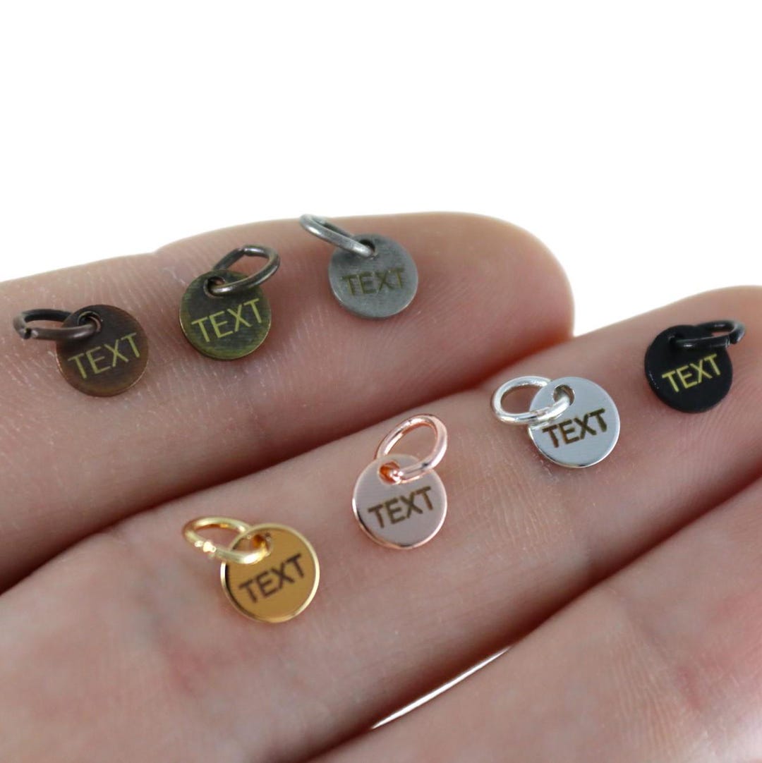 Custom Laser Engraved Logo Tag, Custom Jewelry Tag, Personalized Logo ...