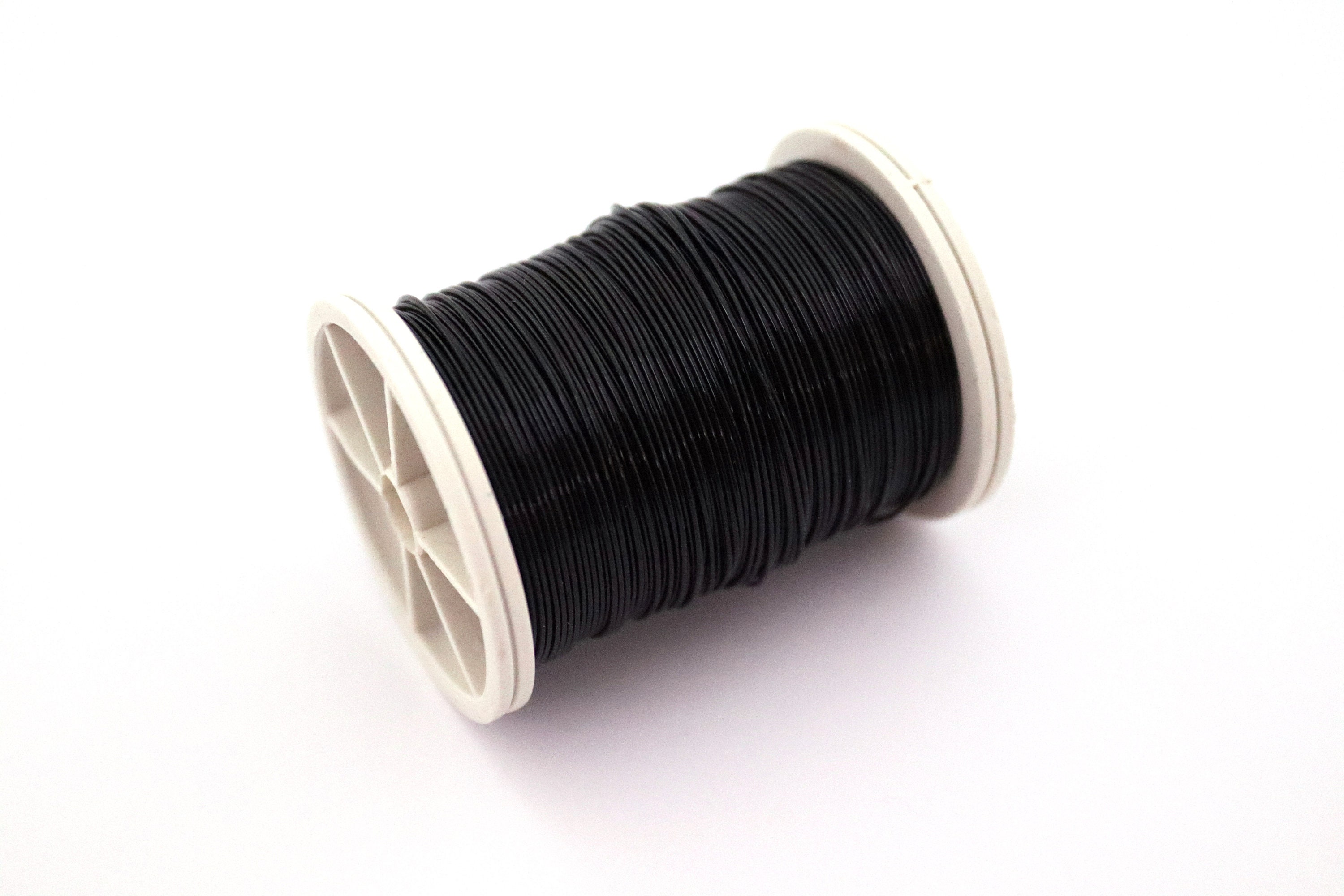 18 - 20 - 22 - 26 - 28 Gauge, Black Color Copper Wire, Artistic Wire ...