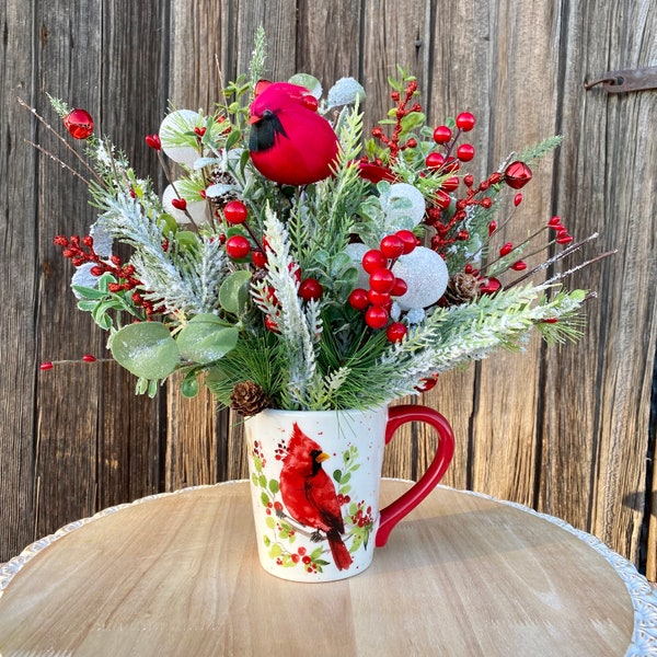 Cardinal Table Decor - Etsy