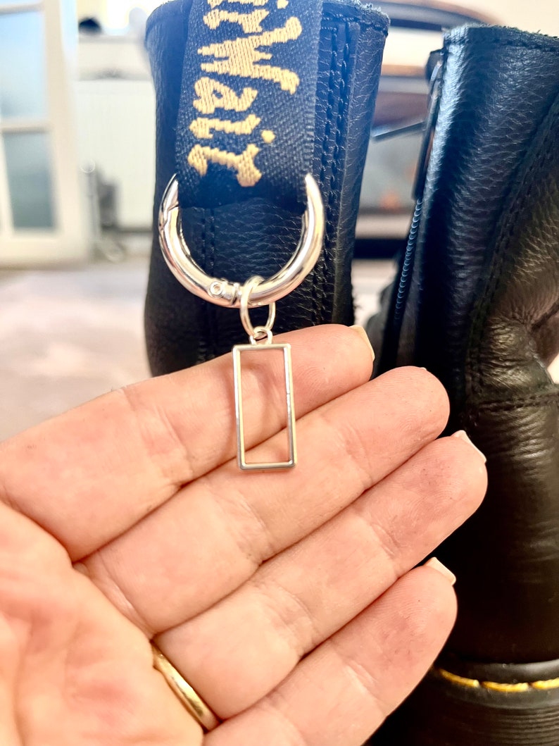 Silver Doc Marten Charm: Rectangle Boot Accessory - Etsy