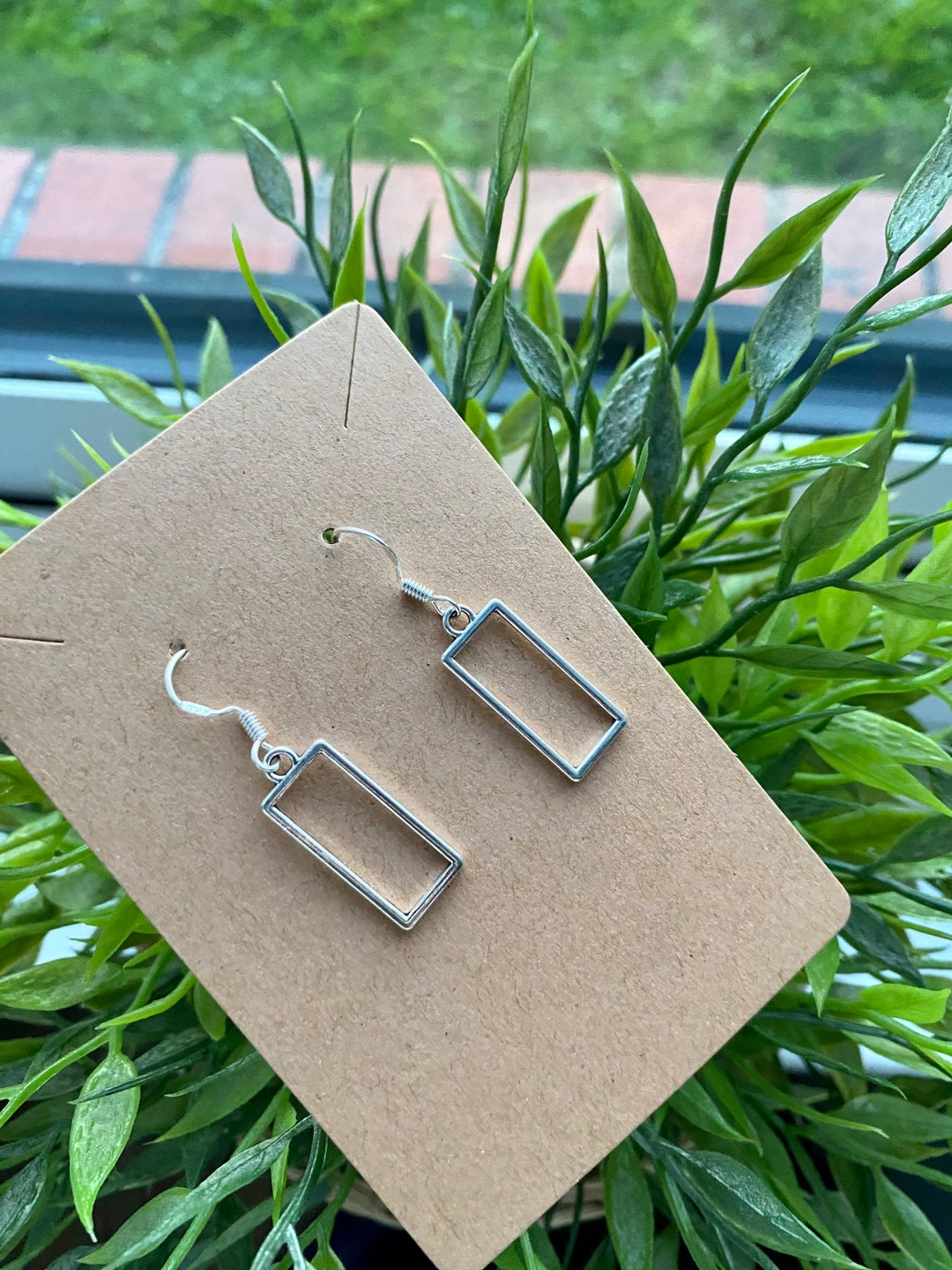 The 1975 Inspired Box Hook Earrings - Etsy