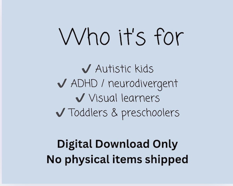 Autism Night Routine Visual Schedule | Kids Bedtime Chart (printable ...