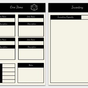 Customizable D&D Character Sheet PDF - Etsy
