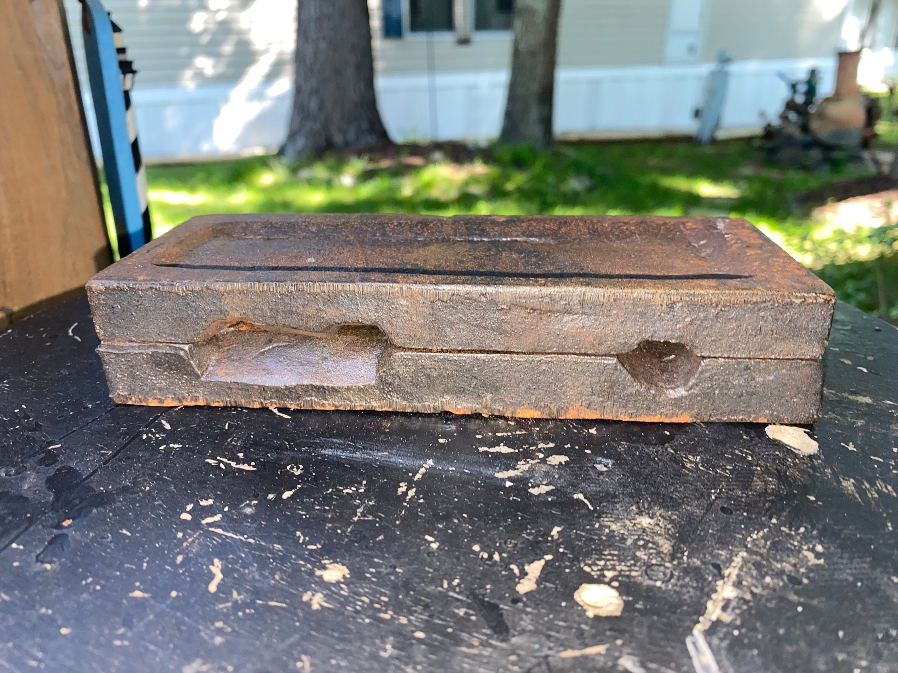 1920's 1930's Metal Mold for Making Lead Fishing/fish Line Sinkers - Etsy