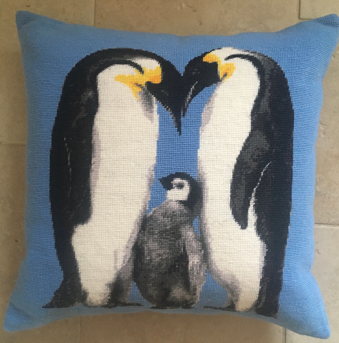 Proud Penguins Needlepoint Chart - Etsy