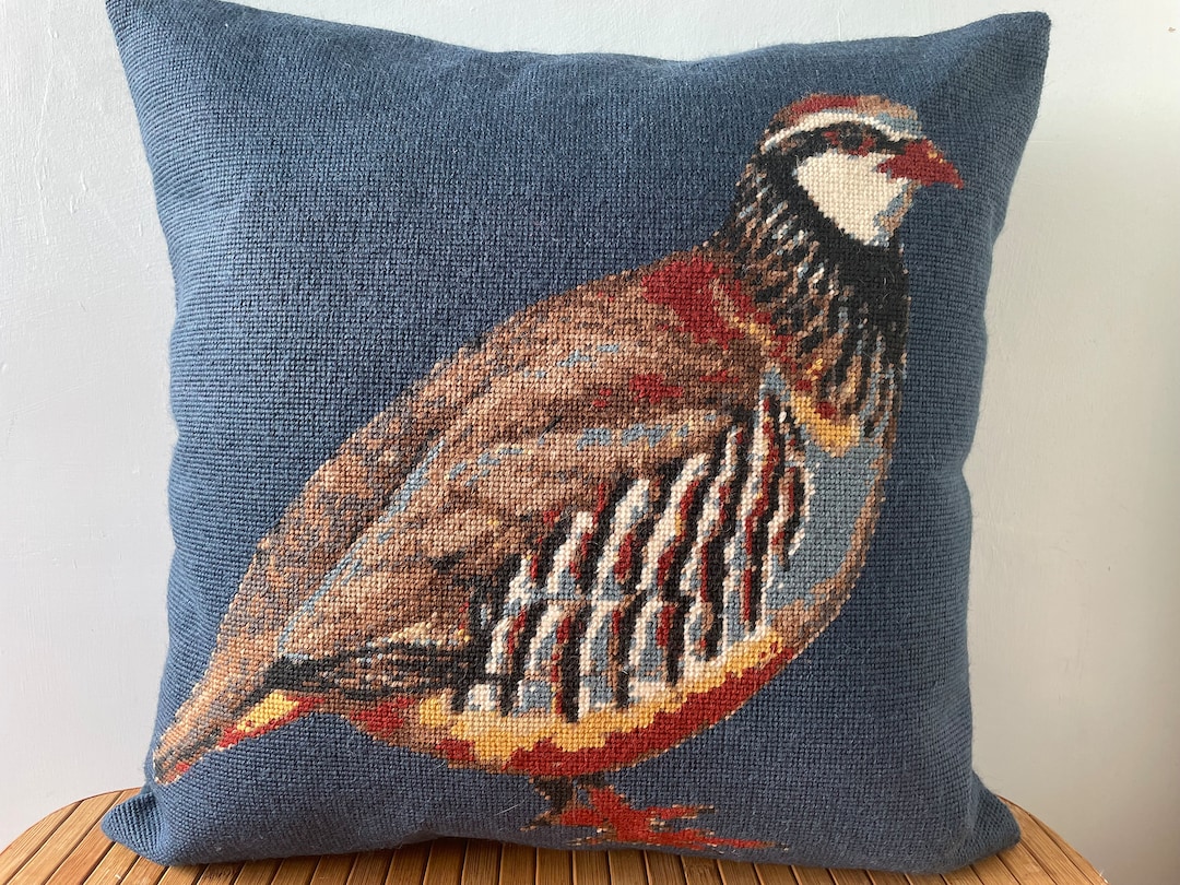 Red Legged Partridge Needlepoint Kit - Etsy