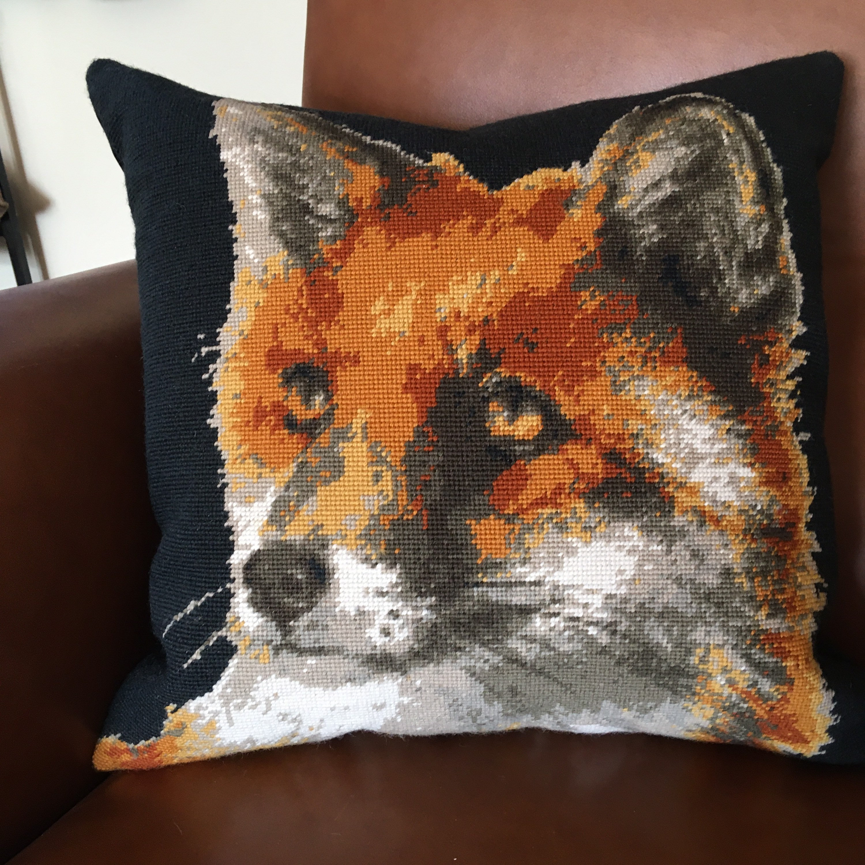 Fox Head Needlepoint Kit - Etsy