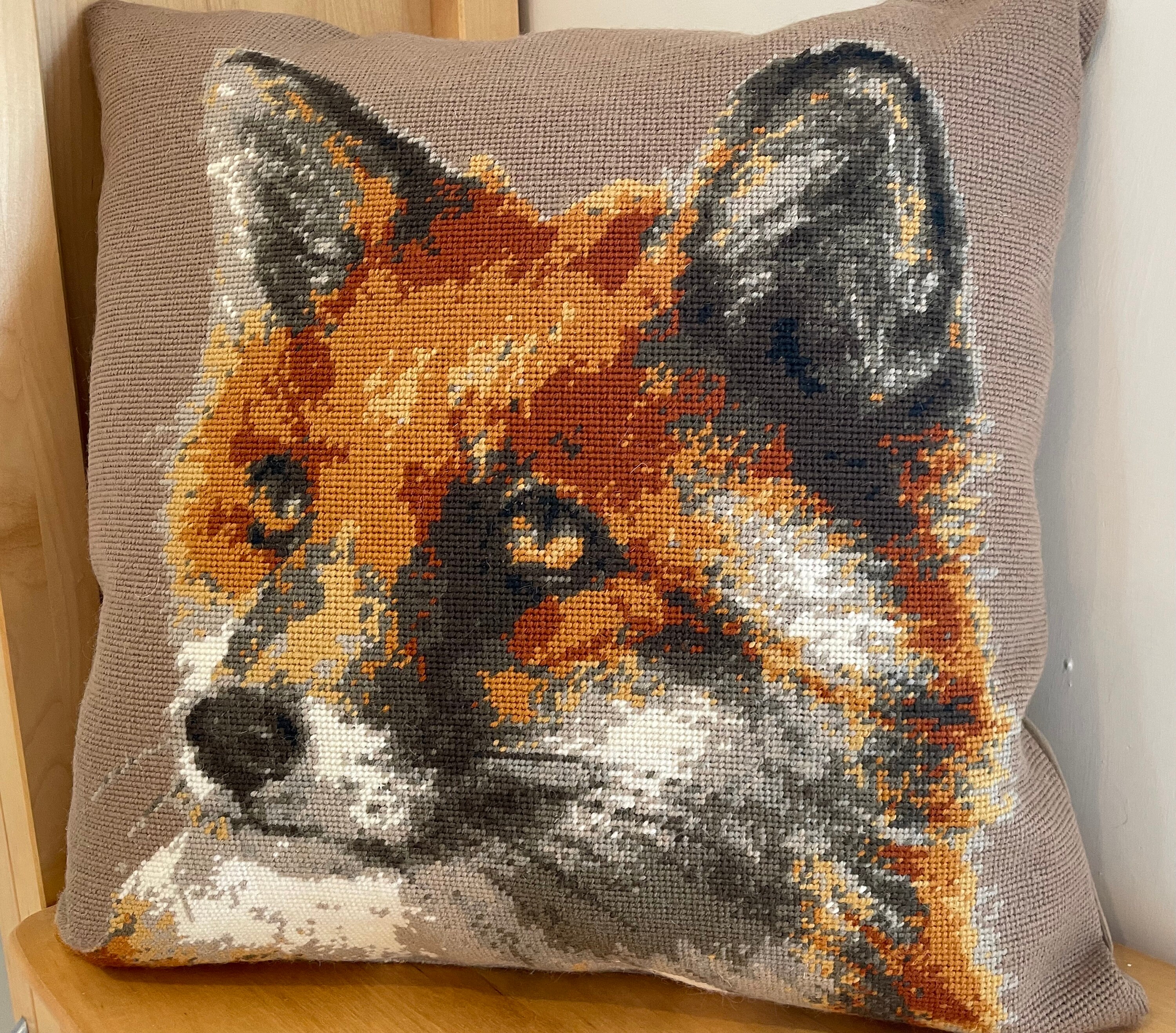 Fox Head Needlepoint Kit - Etsy