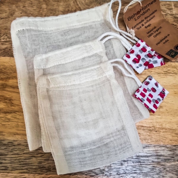 Reusable Tea Bags - Etsy