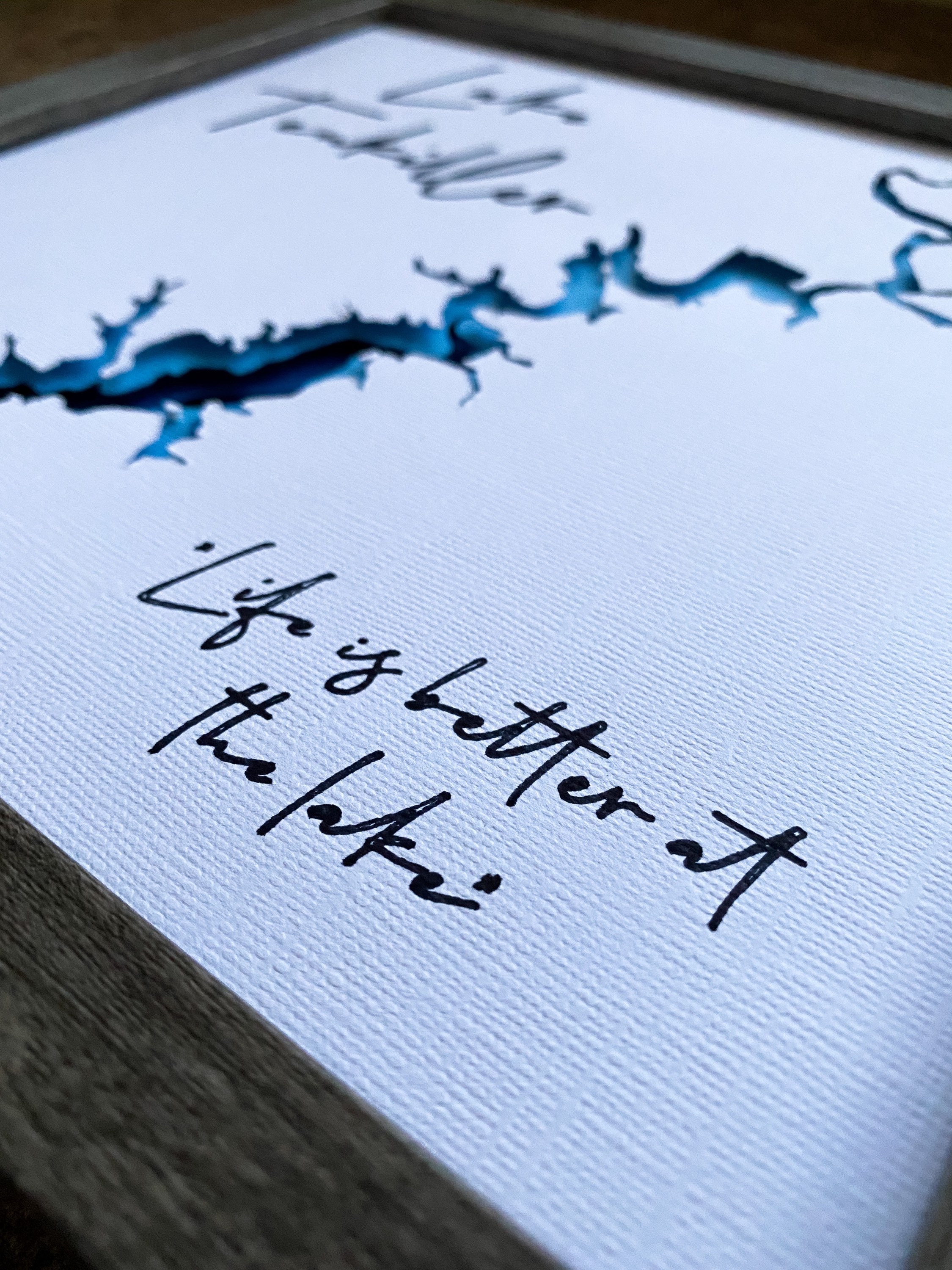 Lake Tenkiller Oklahoma Tenkiller Ferry Lake Bathymetric Topography ...