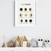 Educational Posters, Moon Phases, Kids Prints, Moon Phases Prints ...